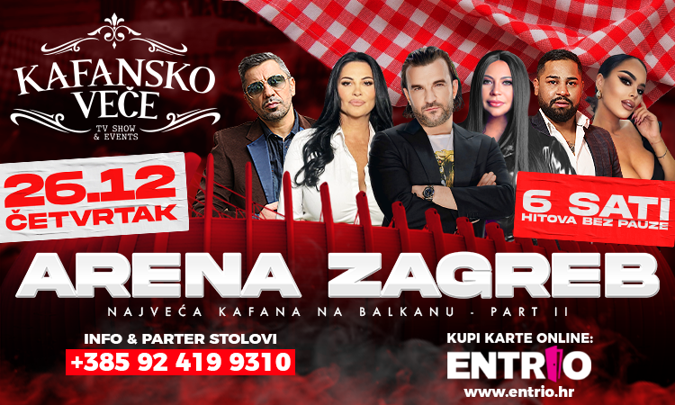 Arena Zagreb, Zagreb Arena - Kafansko veče