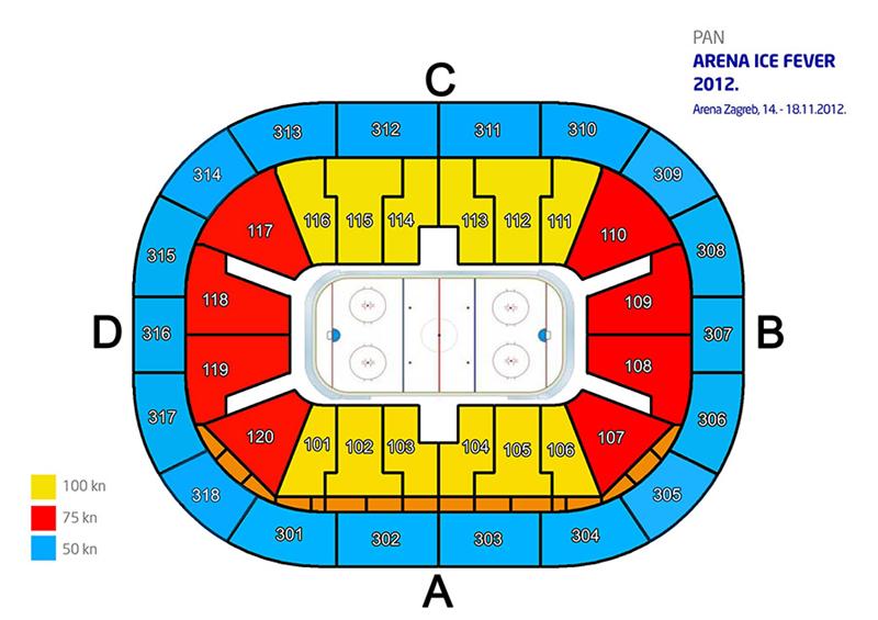 Arena Zagreb, Zagreb Arena - Arena Ice Fever 2012