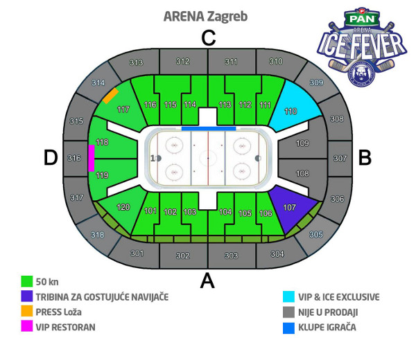Arena Zagreb, Zagreb Arena - Arena Ice Fever 2015