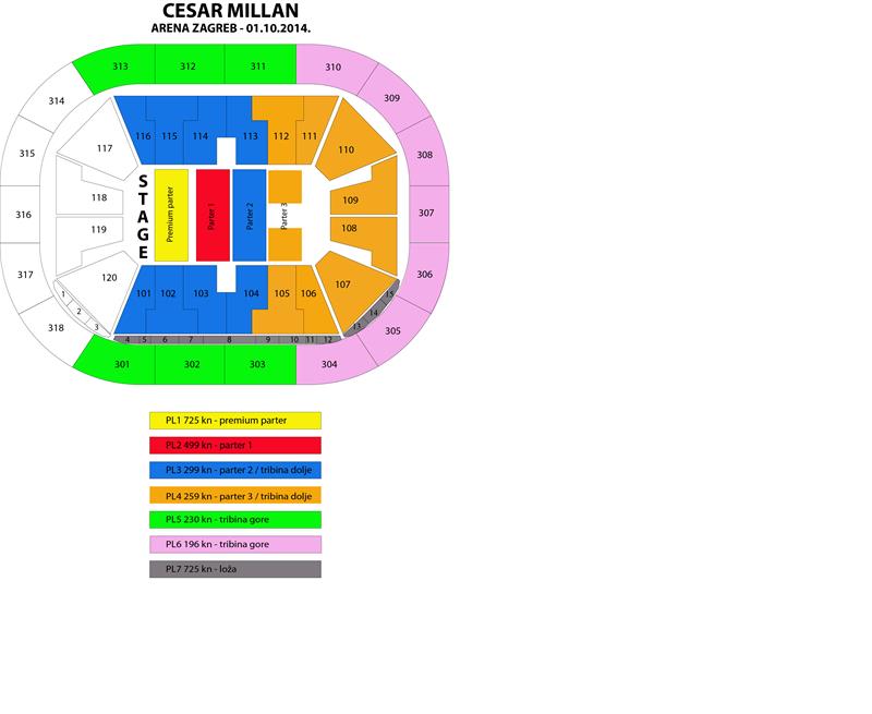 Arena Zagreb, Zagreb Arena - Cesar Millan